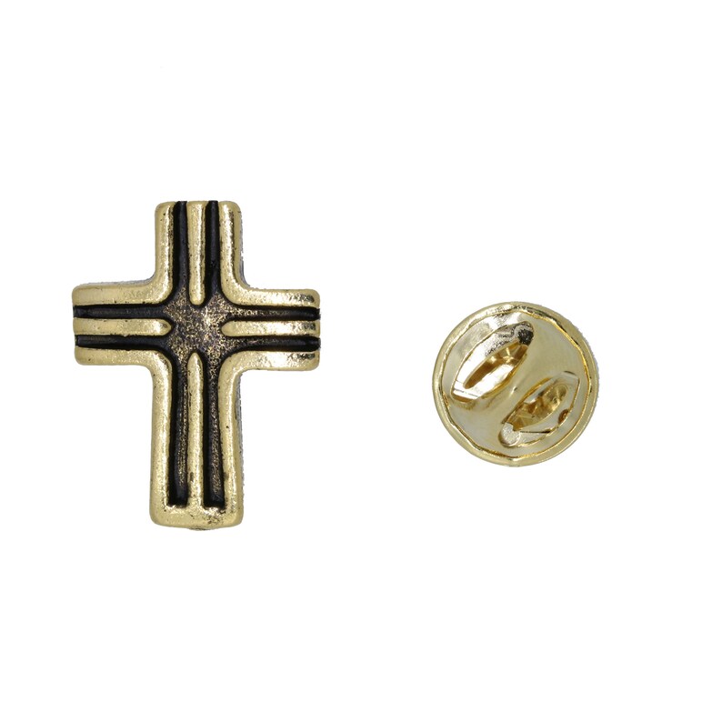 St. Andrew's Cross Gold Lapel Pin- CC672G- Religious, Church, and ...