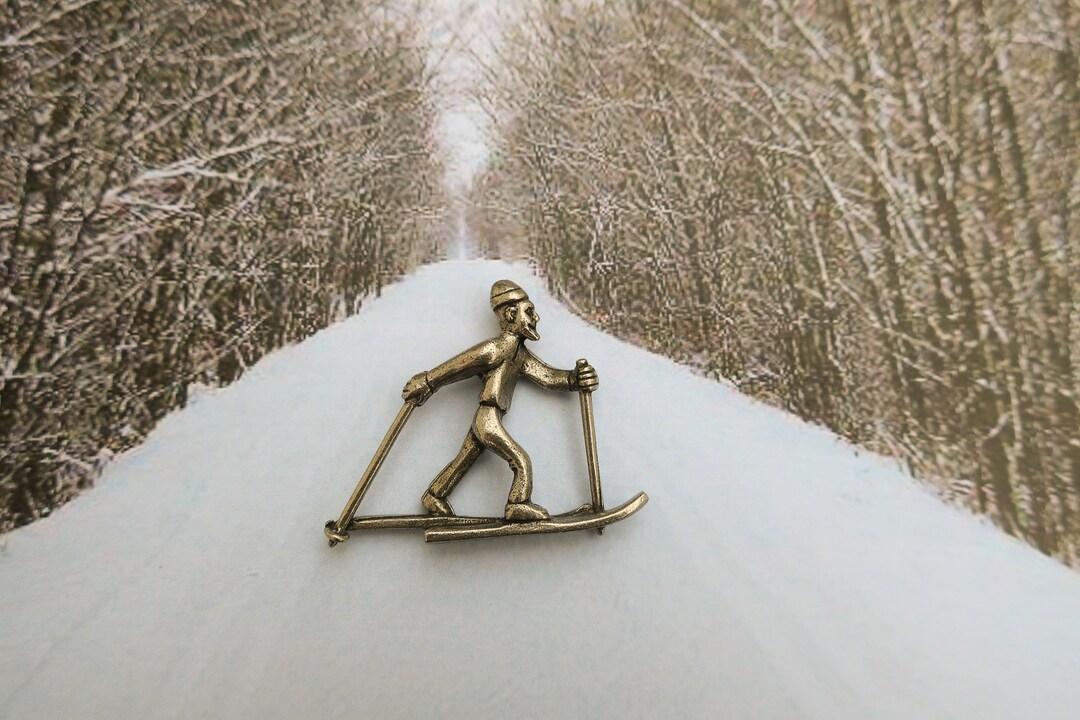 Cross Country Skier Lapel Pin- CC421- Cross Country, Skiing, Ski ...