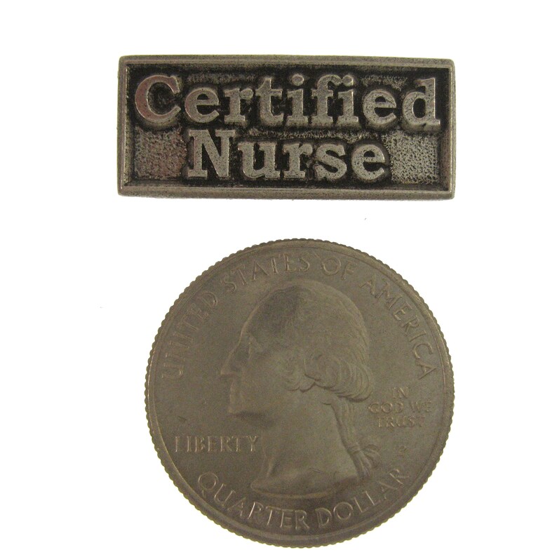 Certified Nurse Pewter Lapel Pin CC662 Nursing Pins and | Etsy