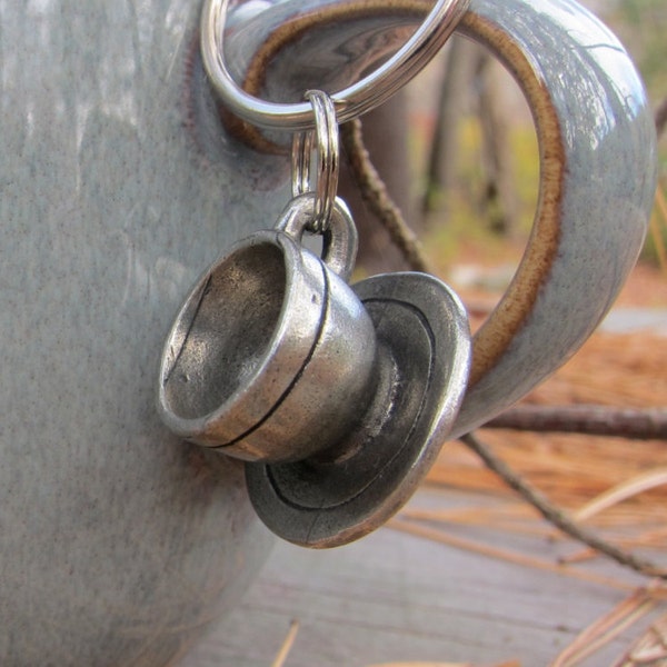 Coffee Cup Keychain - Etsy