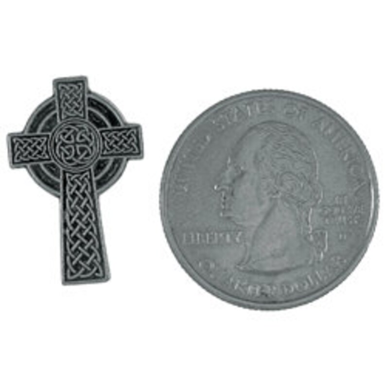 Celtic Cross Lapel Pin CC512 Gaelic Cross Irish Religion | Etsy