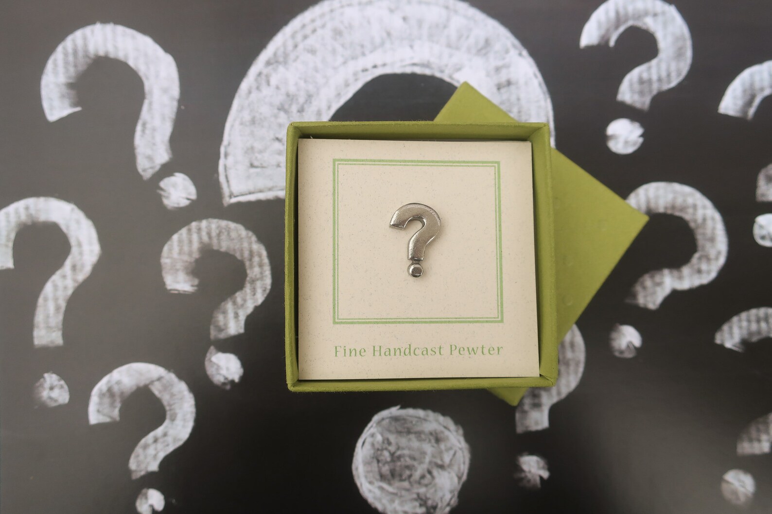 Question Mark Pewter Lapel Pin CC647 Question Punctuation | Etsy