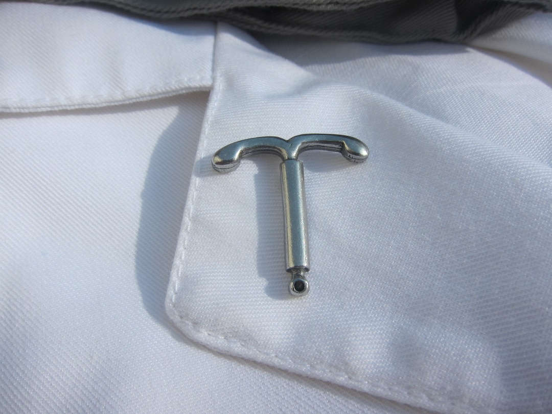 IUD Pewter Lapel Pin- CC636- Intrauterine Device, Contraception, Birth ...