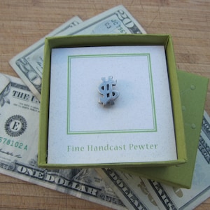 Dollar Sign Lapel Pin - CC430- Dollar Sign, Money, Banker, Investment ...