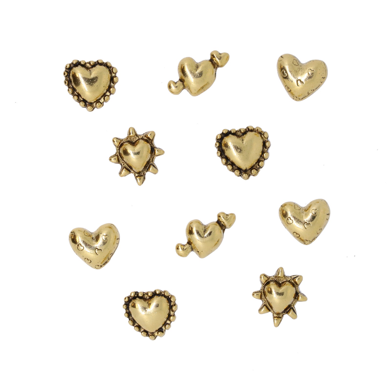 Heart Pushpin Set PN123 Home Office Hearts - Etsy