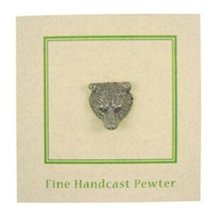 Bear Head Lapel Pin - CC542- Wilderness and Woodland Animals- Hunting ...