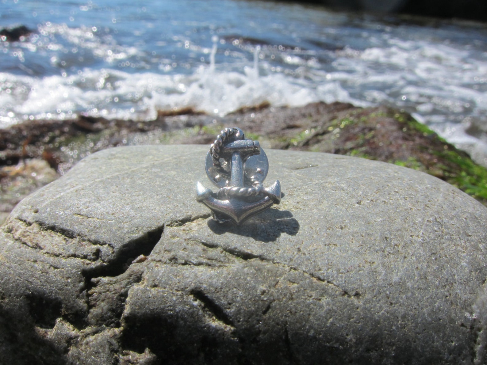 Anchor Lapel Pin CC414 Ocean Seaside Beach Marine | Etsy