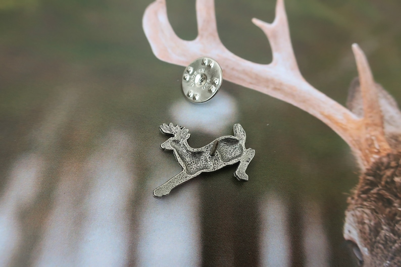 Deer Lapel Pin CC110 Wildnerness and Woodland Animal Pins | Etsy