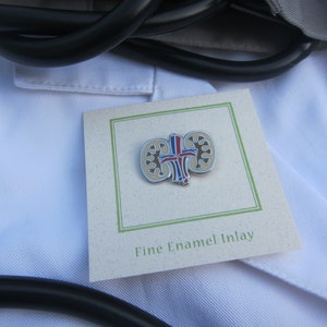 Kidney Enamel Lapel Pin- EP109- Kidneys, Urinary Tract, Renal Failure ...