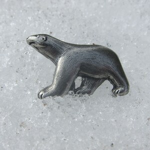 Polar Bear Lapel Pin- CC580- Wildlife Pins- Arctic Animals - Etsy