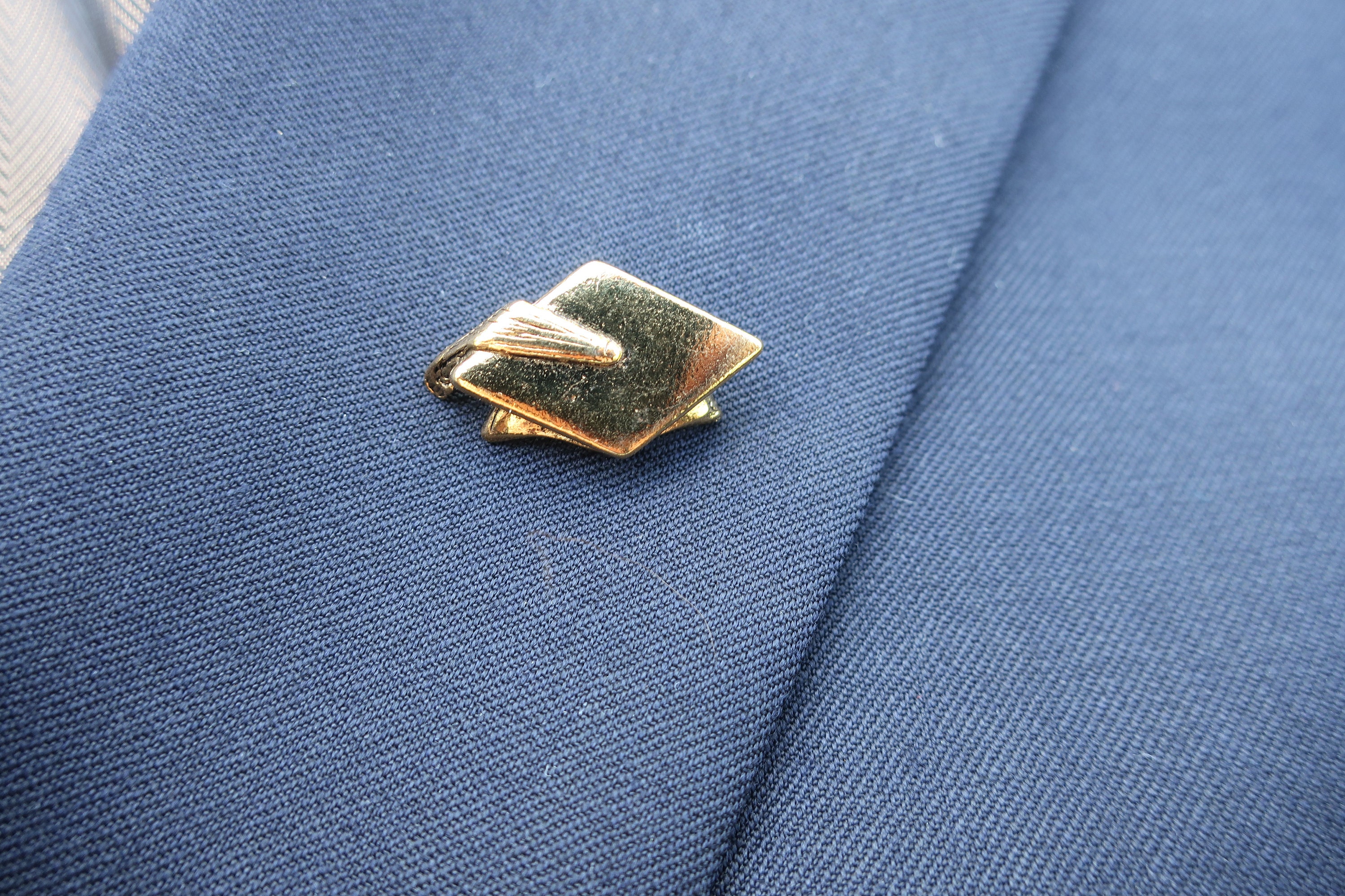 Gold Graduation Cap Lapel Pin CC504G Graduation Party | Etsy