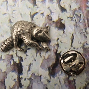 Raccoon Lapel Pin CC129 Racoon, Nocturnal Animals, Wildlife, Coon, and ...