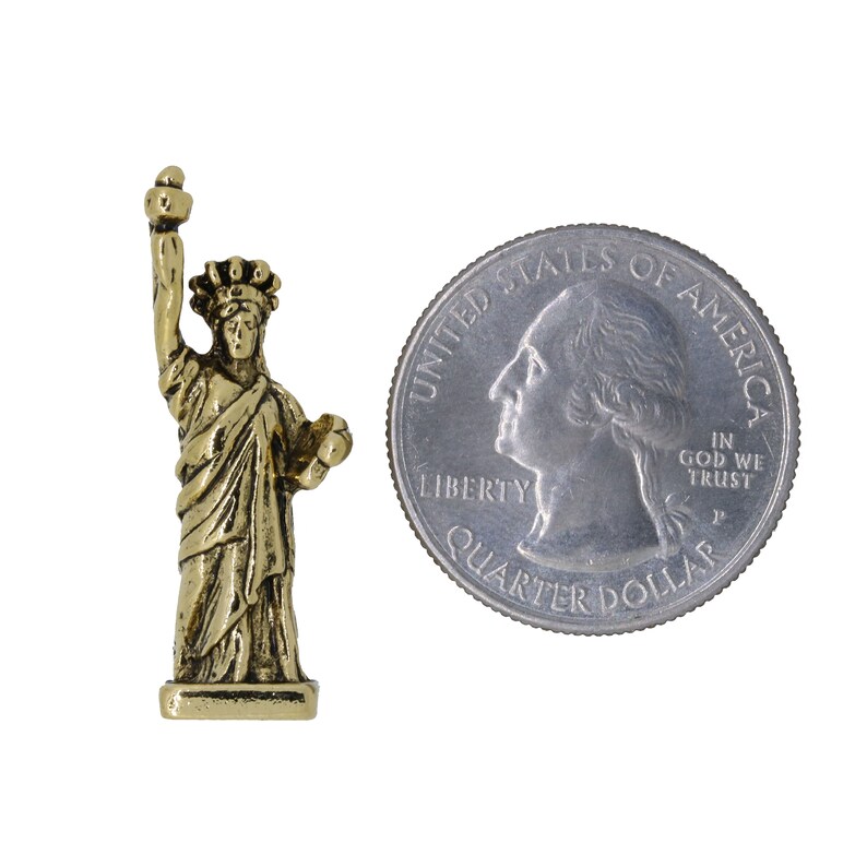Gold Statue of Liberty Lapel Pin CC479G National Monuments - Etsy