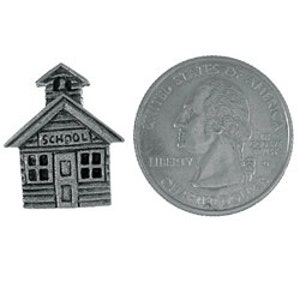 School House Lapel Pin - CC515- Teacher, Back to School, Education ...