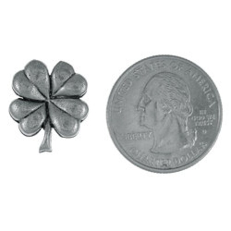 Four Leaf Clover Lapel Pin CC422 Good Luck Charm Luck of | Etsy