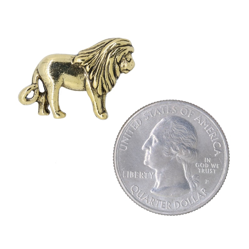 Lion Lapel Pin Cc247g-safari and Zoo Animal Pins - Etsy