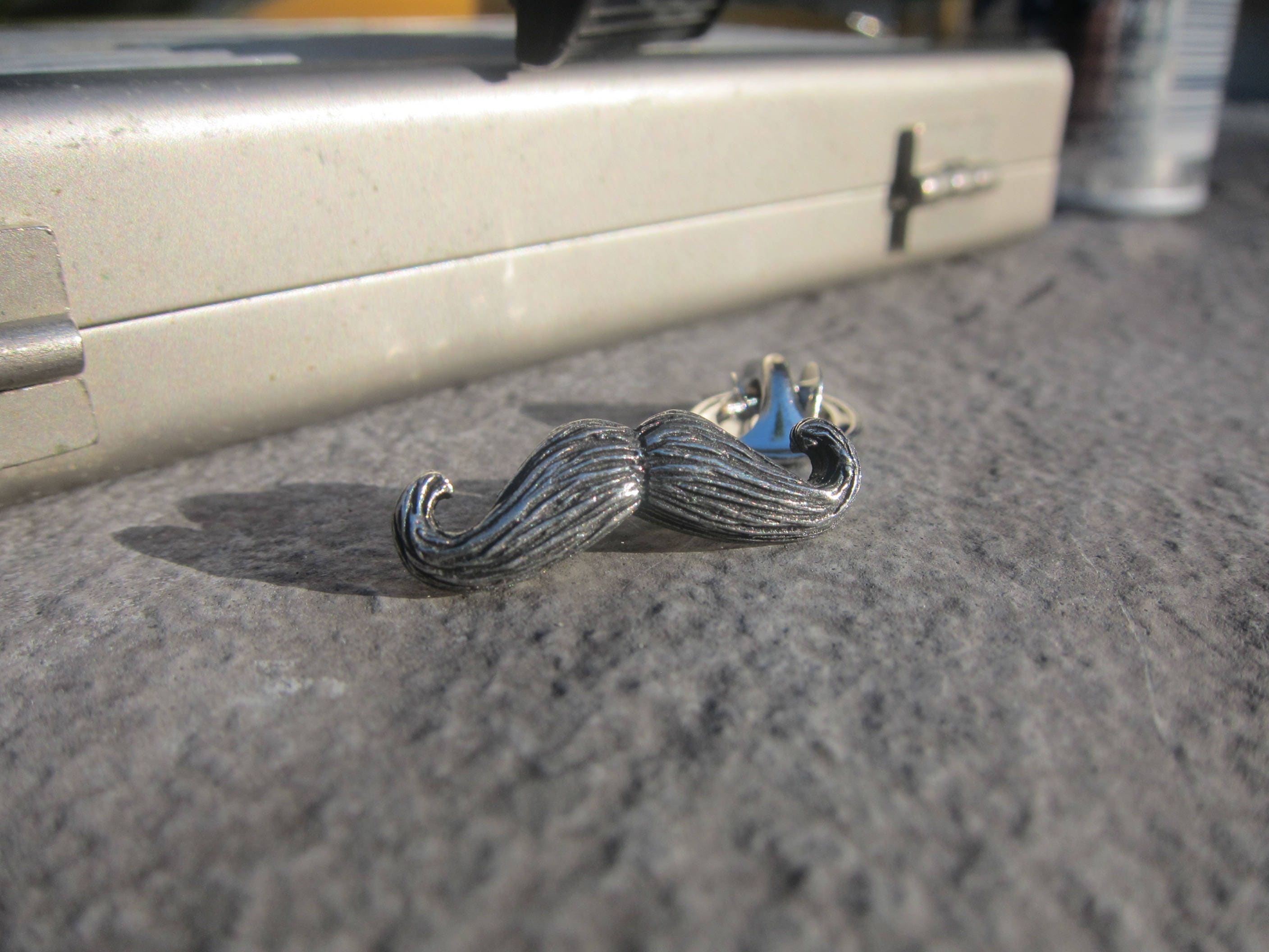 Moustache Lapel Pin CC624 Mustache Movember Men's | Etsy