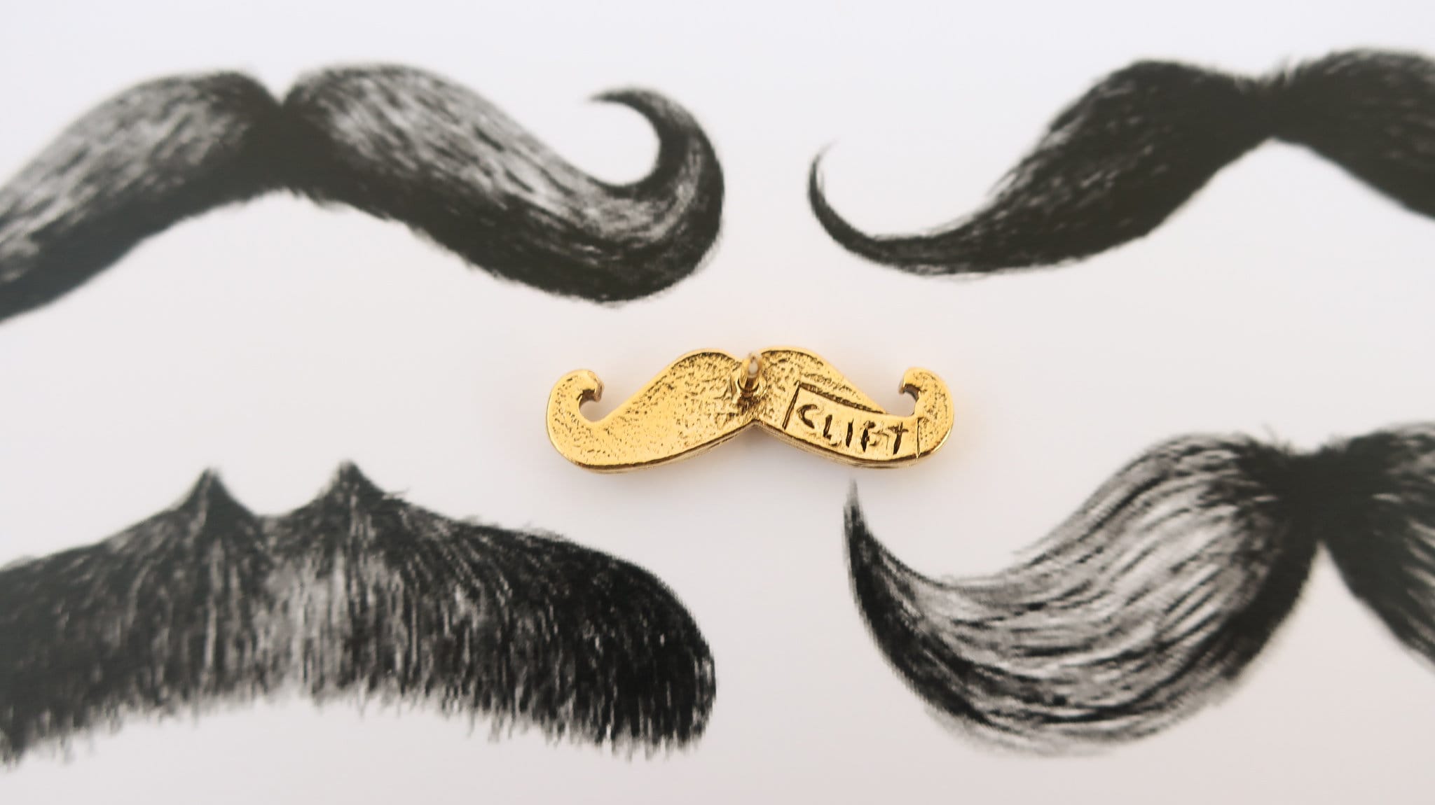 Moustache Lapel Pin CC624G Mustache Movember Men's | Etsy