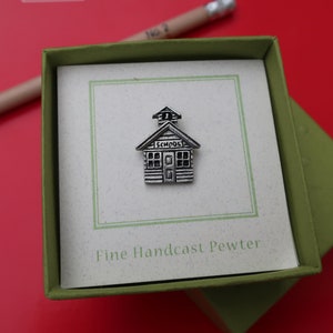 School House Lapel Pin - CC515- Teacher, Back to School, Education ...