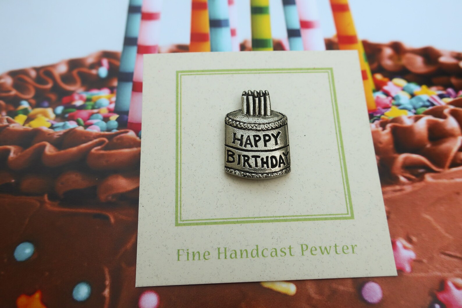 Happy Birthday Pin - CC514- Birthday, Celebration, and Cake Pins - Etsy