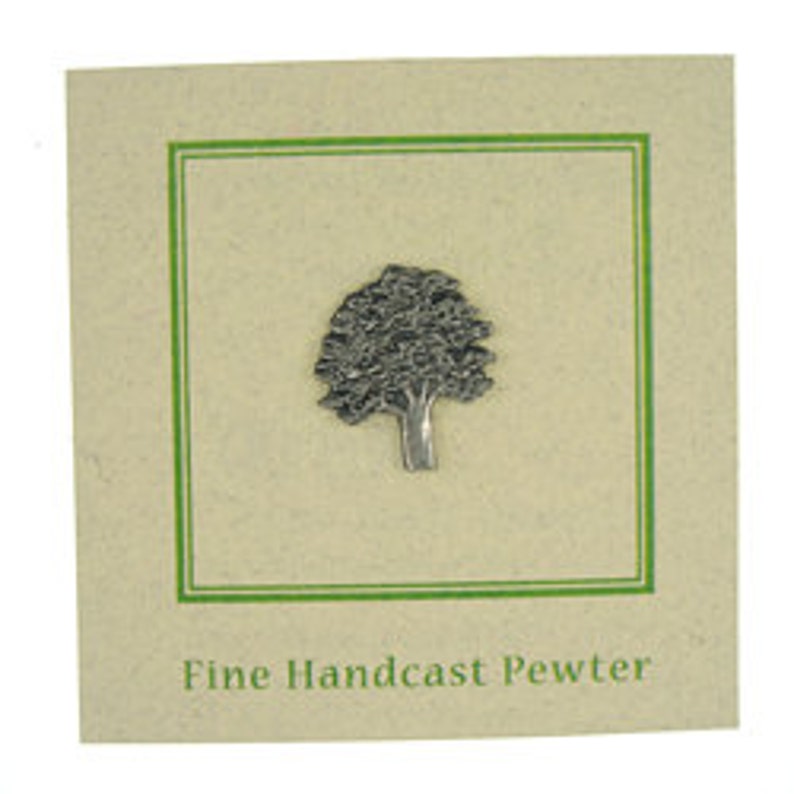 Oak Tree Lapel Pin - CC363- Oak, Tree, Oak Tree, Forestry, Hiking, and ...