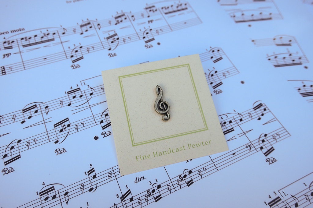G-clef Lapel Pin-cc333 Music Pins Music Teacher Pins Treble - Etsy