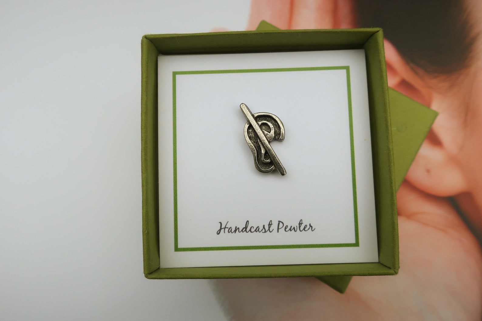 Hard of Hearing Pewter Lapel Pin- Deaf, Hearing, Hearing Loss, and ...
