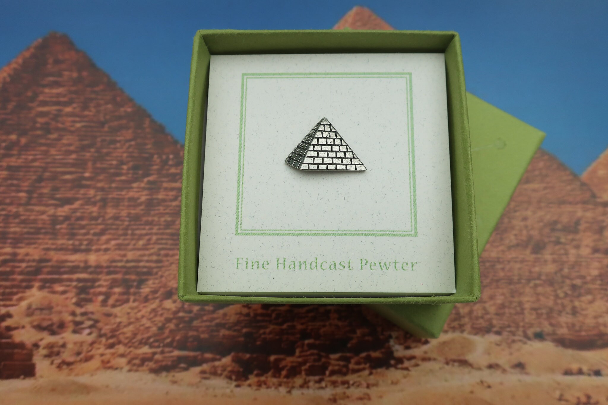 Pyramid Lapel Pin - CC550- Egyptian Pyramids- Greek Structures ...