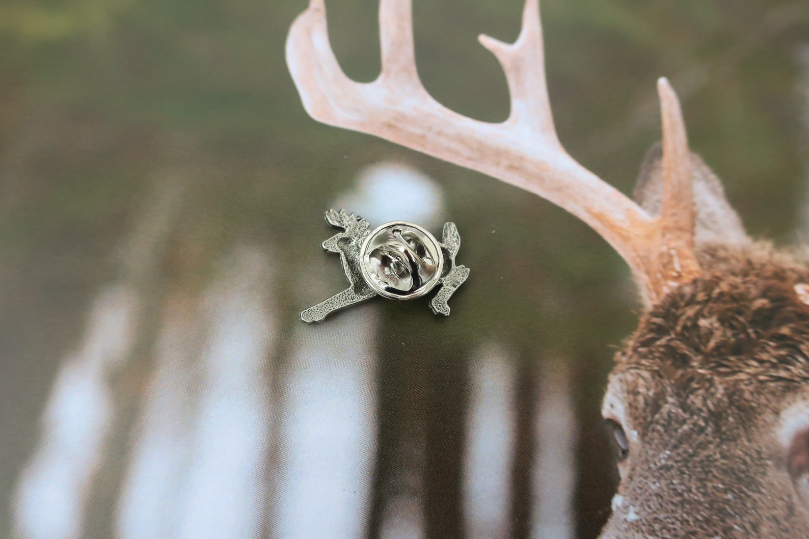 Deer Lapel Pin - CC110- Wildnerness and Woodland Animal Pins- Nature ...