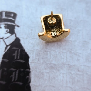 Top Hat Gold Dipped Pewter Lapel Pin- CC475G- Hats, Formal Wear ...