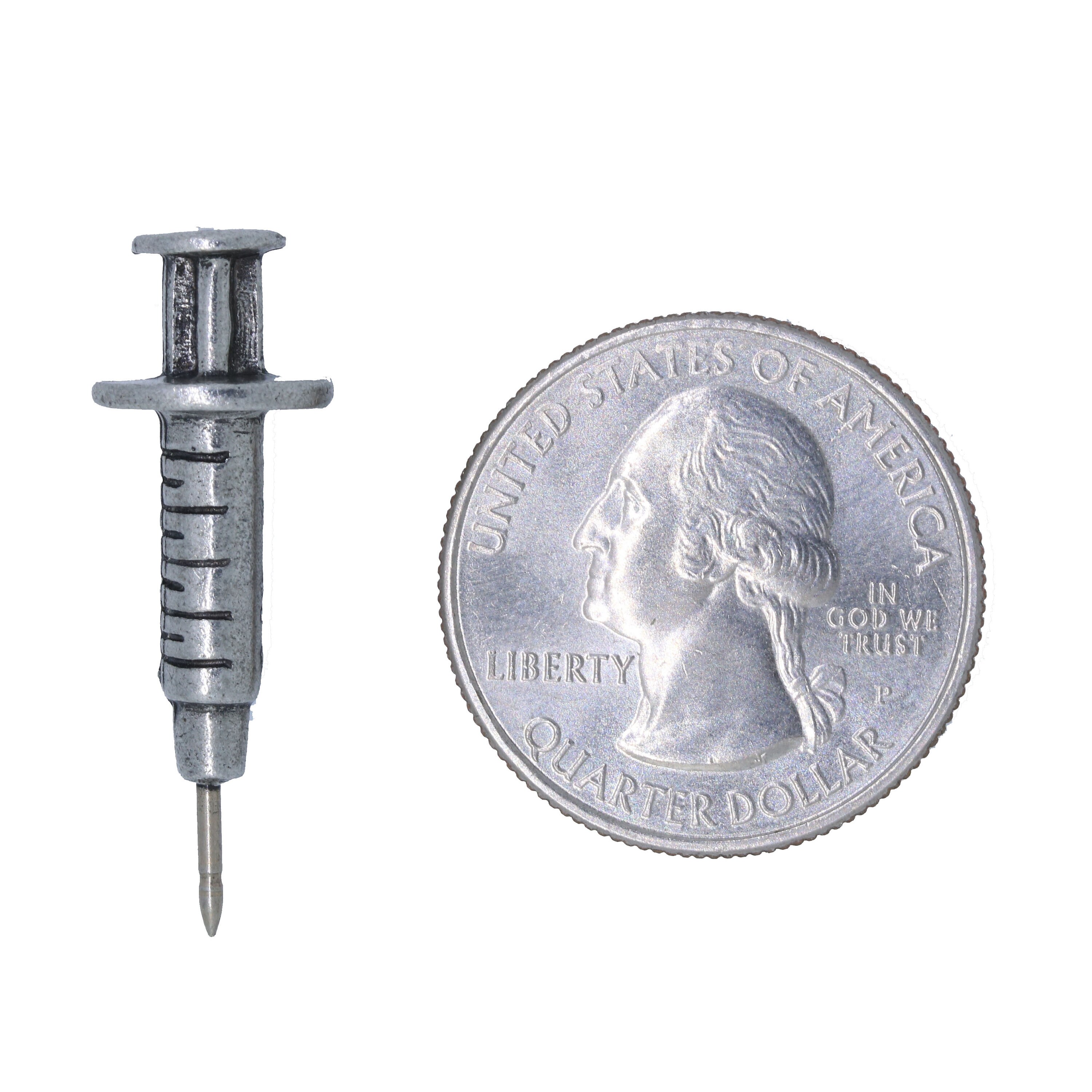 Syringe Lapel Pin CC427 White Coat Pins for Nurses and - Etsy