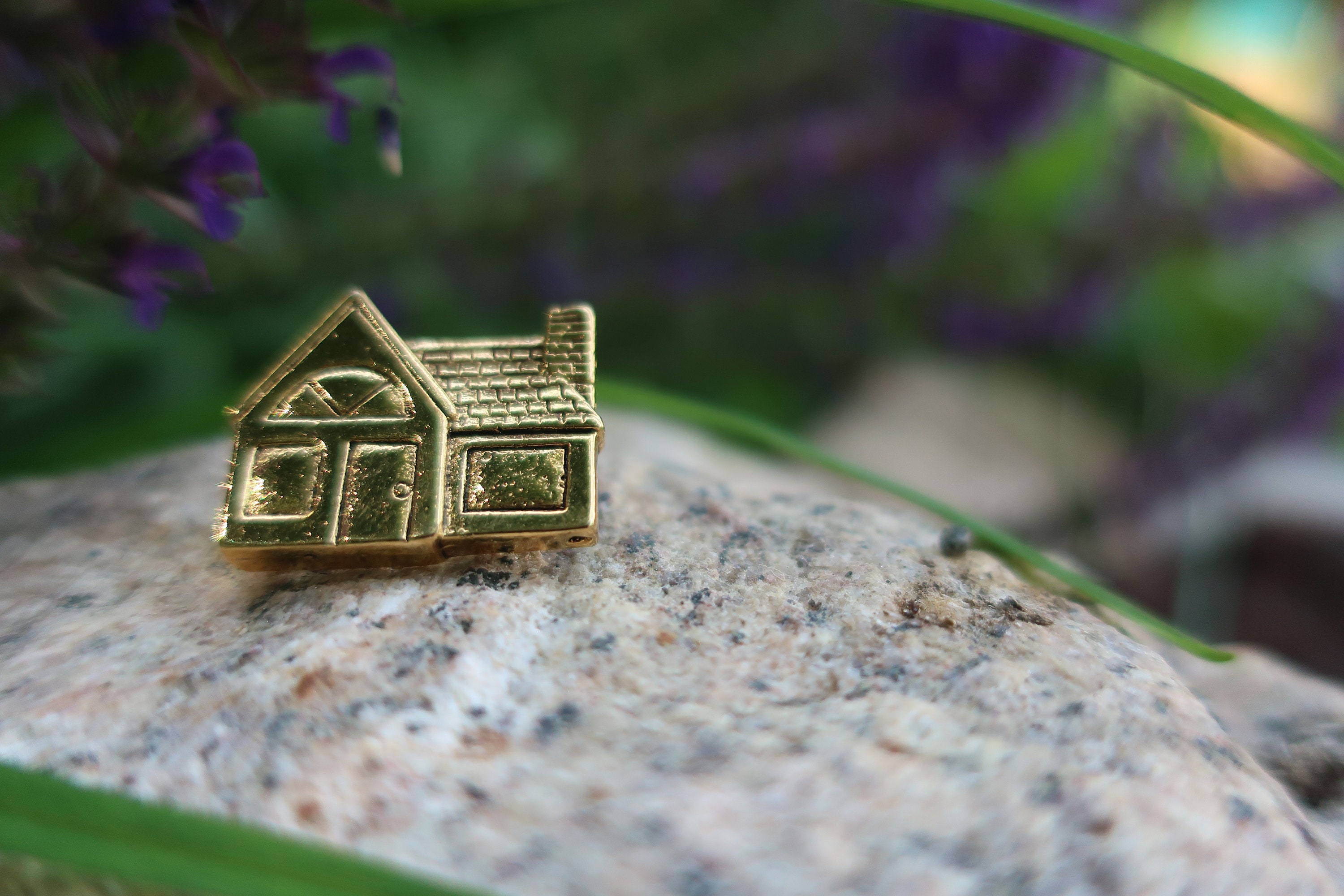 Gold House Lapel Pin CC613G House Home Realty and House - Etsy