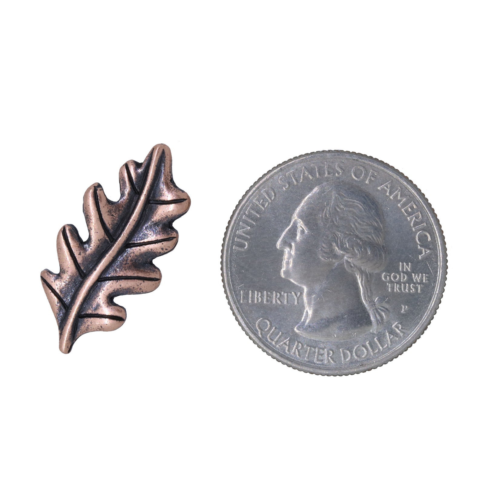 Copper Oak Leaf Lapel Pin CC485C Nature Hiking Tree and | Etsy