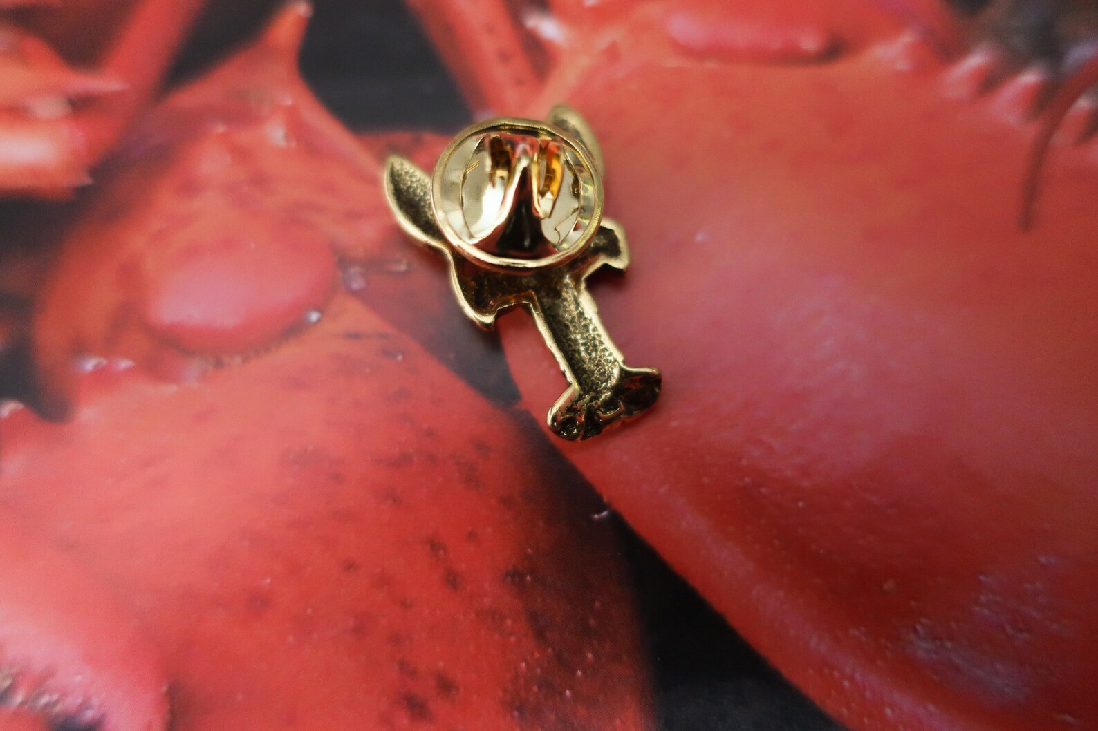 Lobster Gold Dipped Pewter Lapel Pin- CC112G- Marine Crustaceans ...