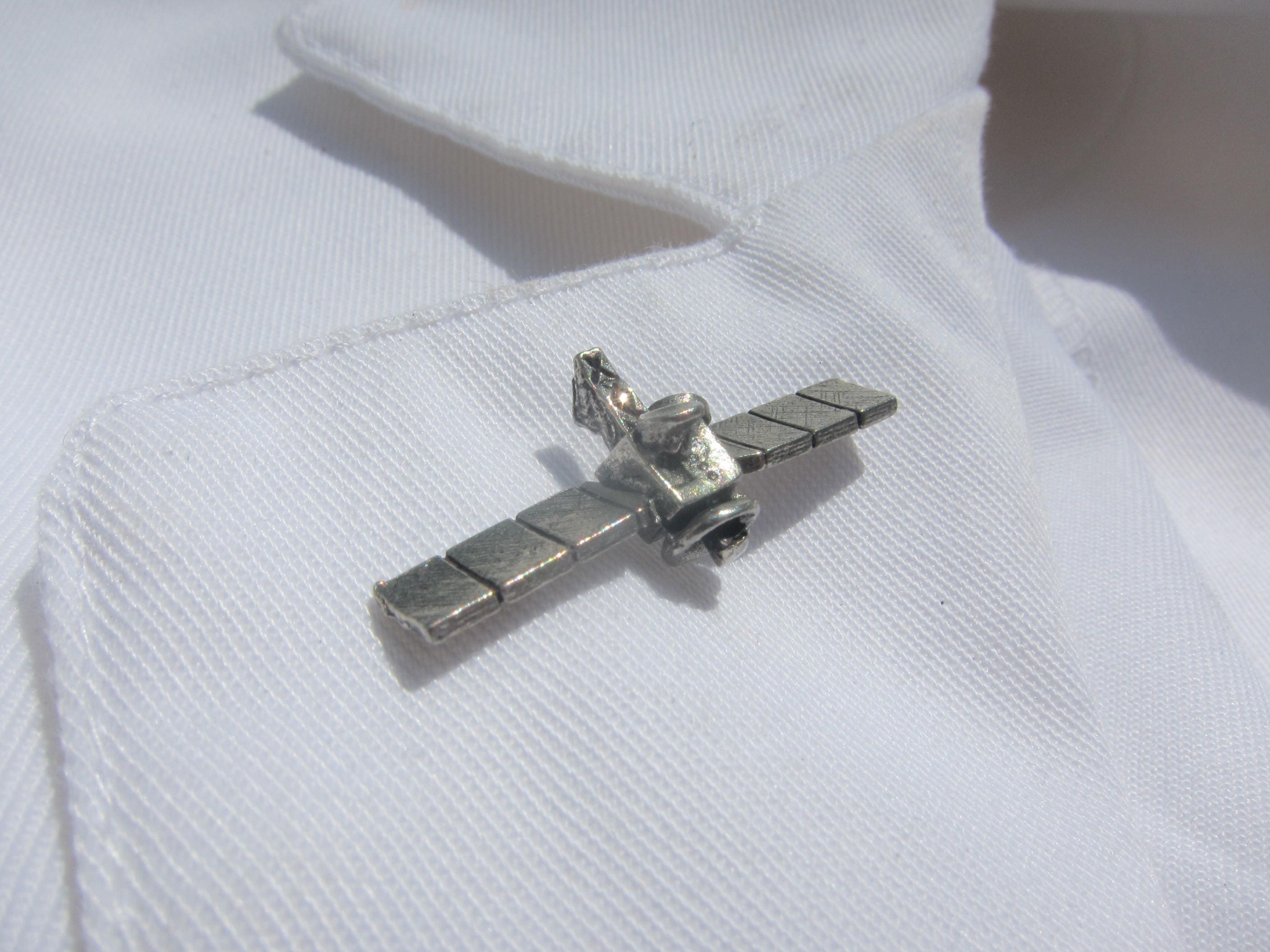 Satellite Lapel Pin CC210 Space and Astronomy Lapel Pins - Etsy