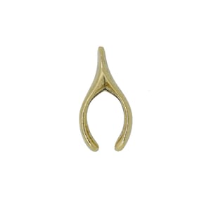 Gold Wishbone Lapel Pin- CC466G- Lucky, Luck, Clavicle and Wish Lapel ...