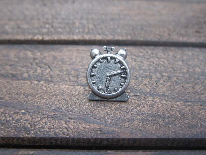 Alarm Clock Lapel Pin - CC304- Alarm Clocks, Clocks, Time, and Morning ...