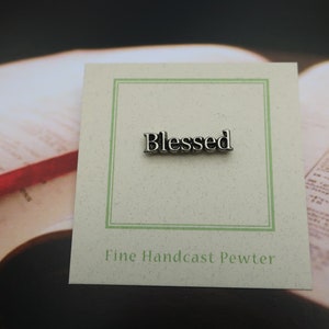 Blessed Lapel Pin - CC535- Blessing, Receiving a Blessing, Religion ...