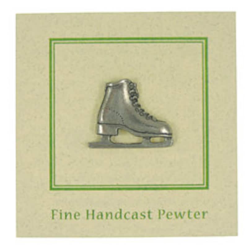 Figure Skate Lapel Pin - CC218- Figure Skating, Skating, Winter, Ice ...