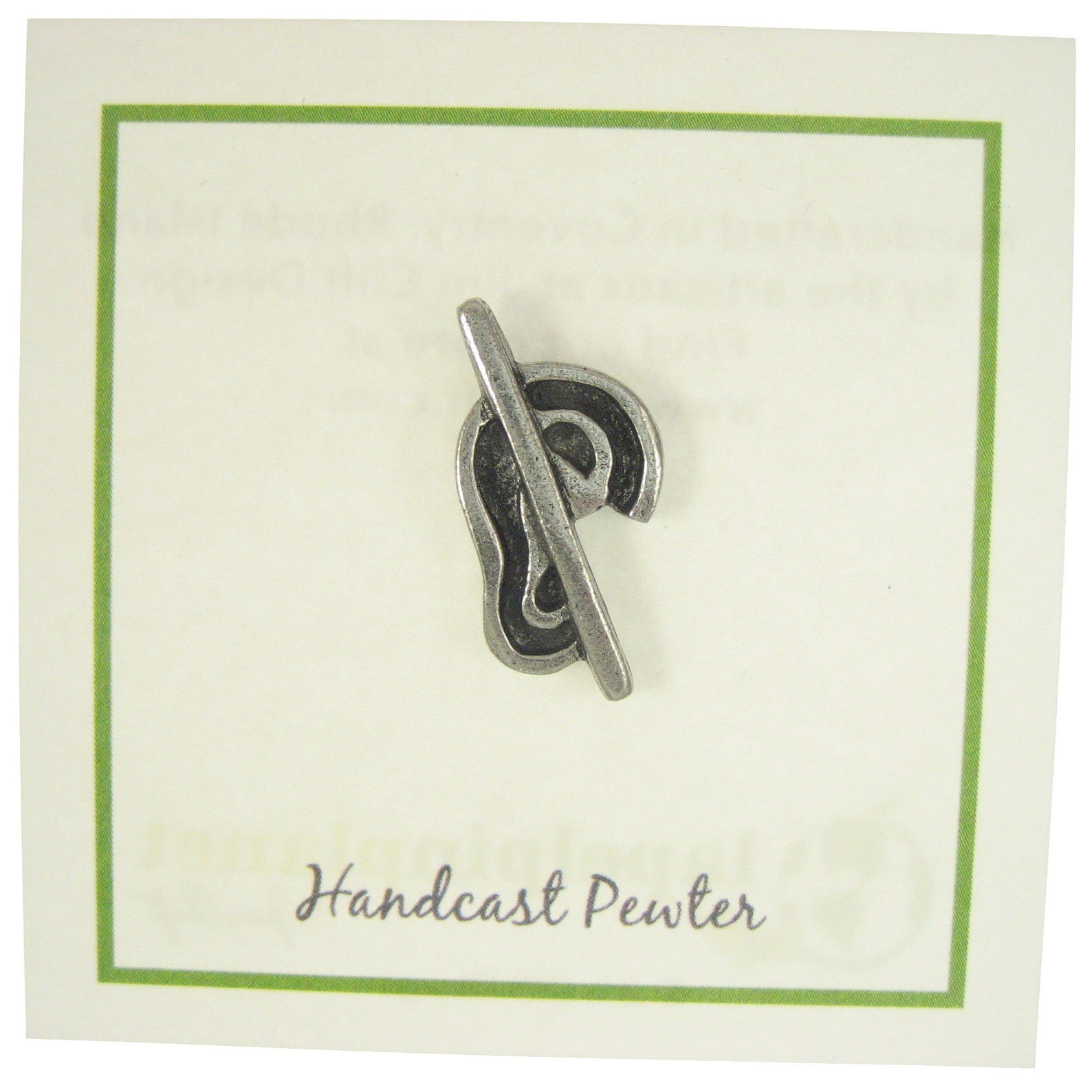 Hard of Hearing Pewter Lapel Pin- Deaf, Hearing, Hearing Loss, and ...