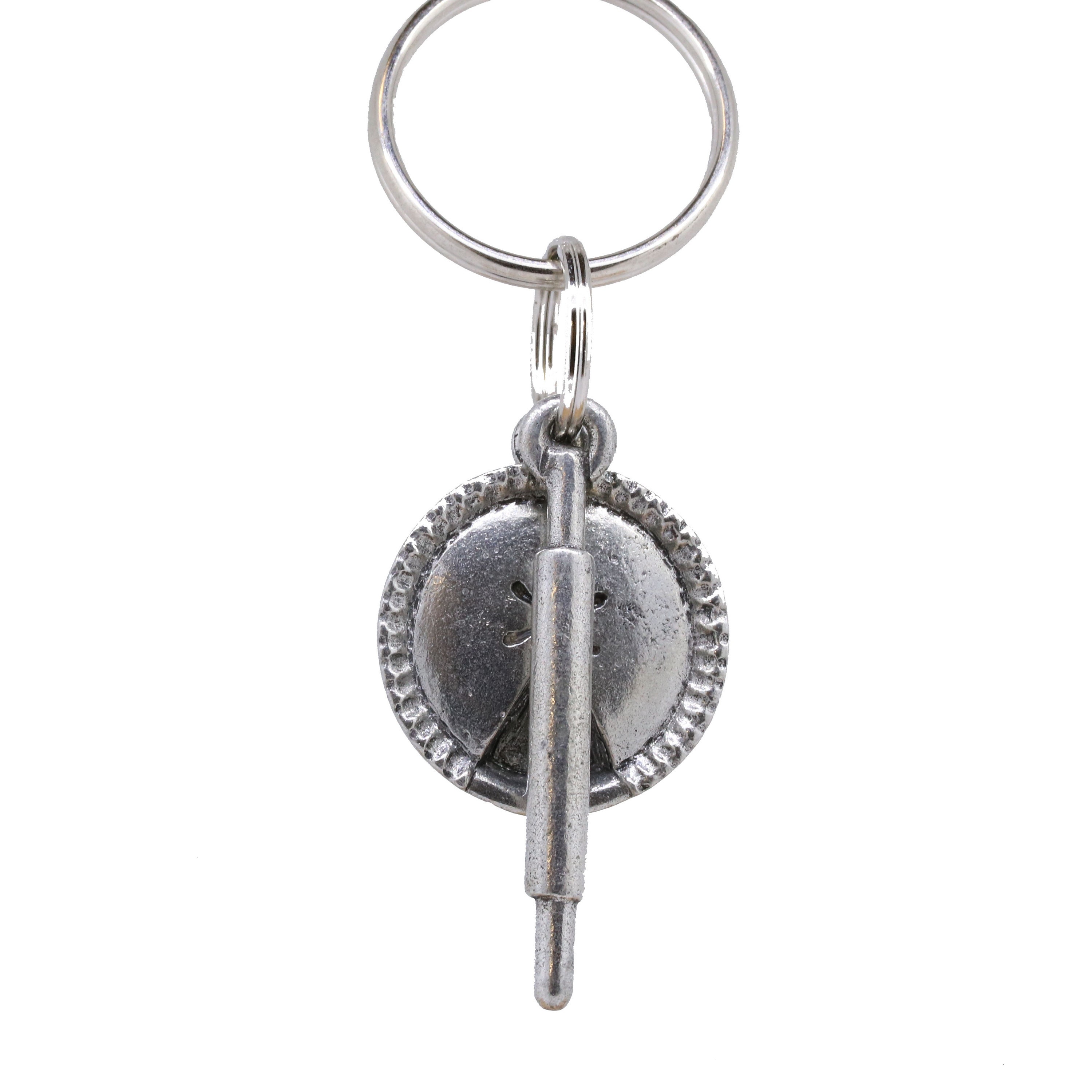 Pie and Rolling Pin Keychain K143 Baker Gift Pie Keychain - Etsy