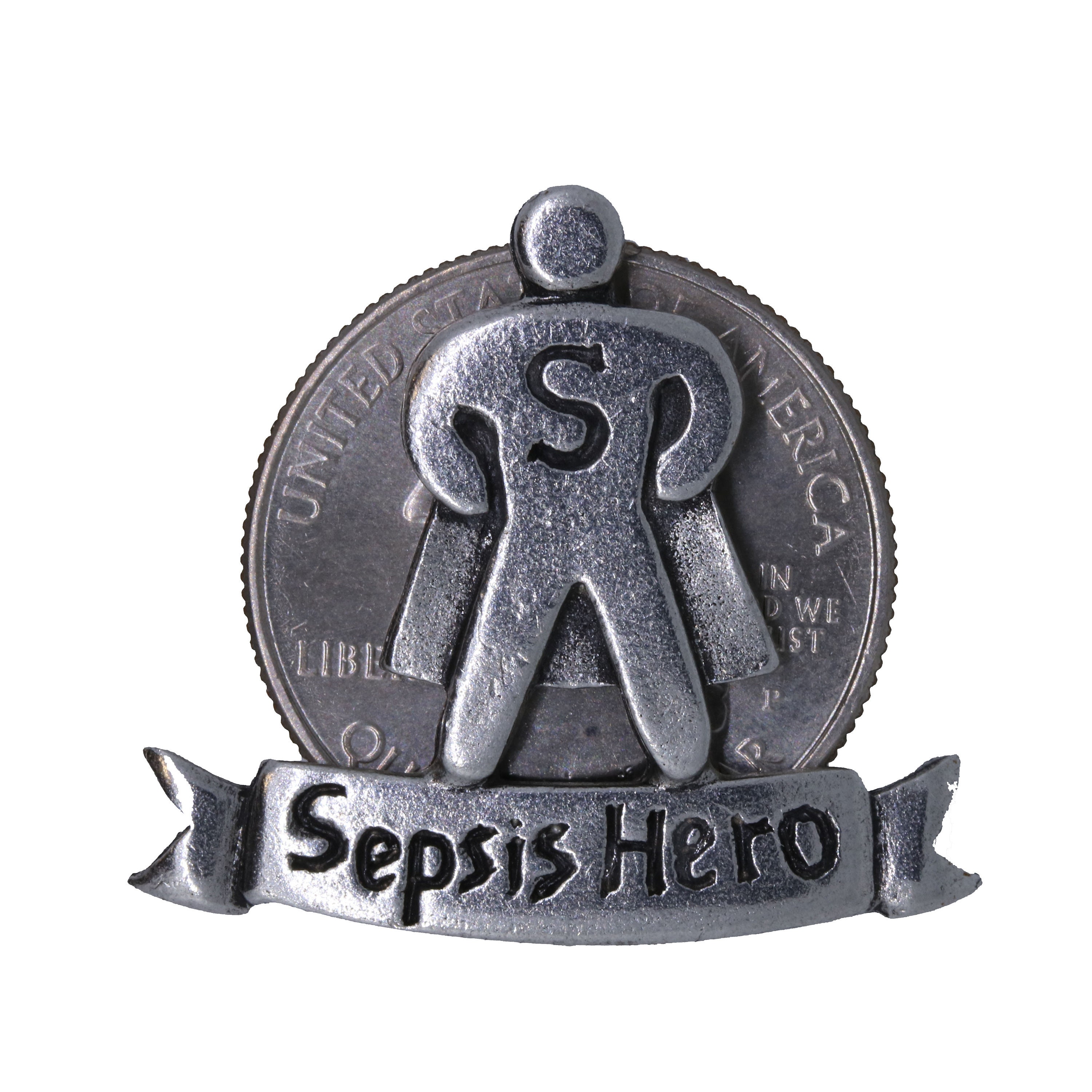 Sepsis Hero Lapel Pin- CC677- Recognizing the Symptoms of Sepsis Saves ...