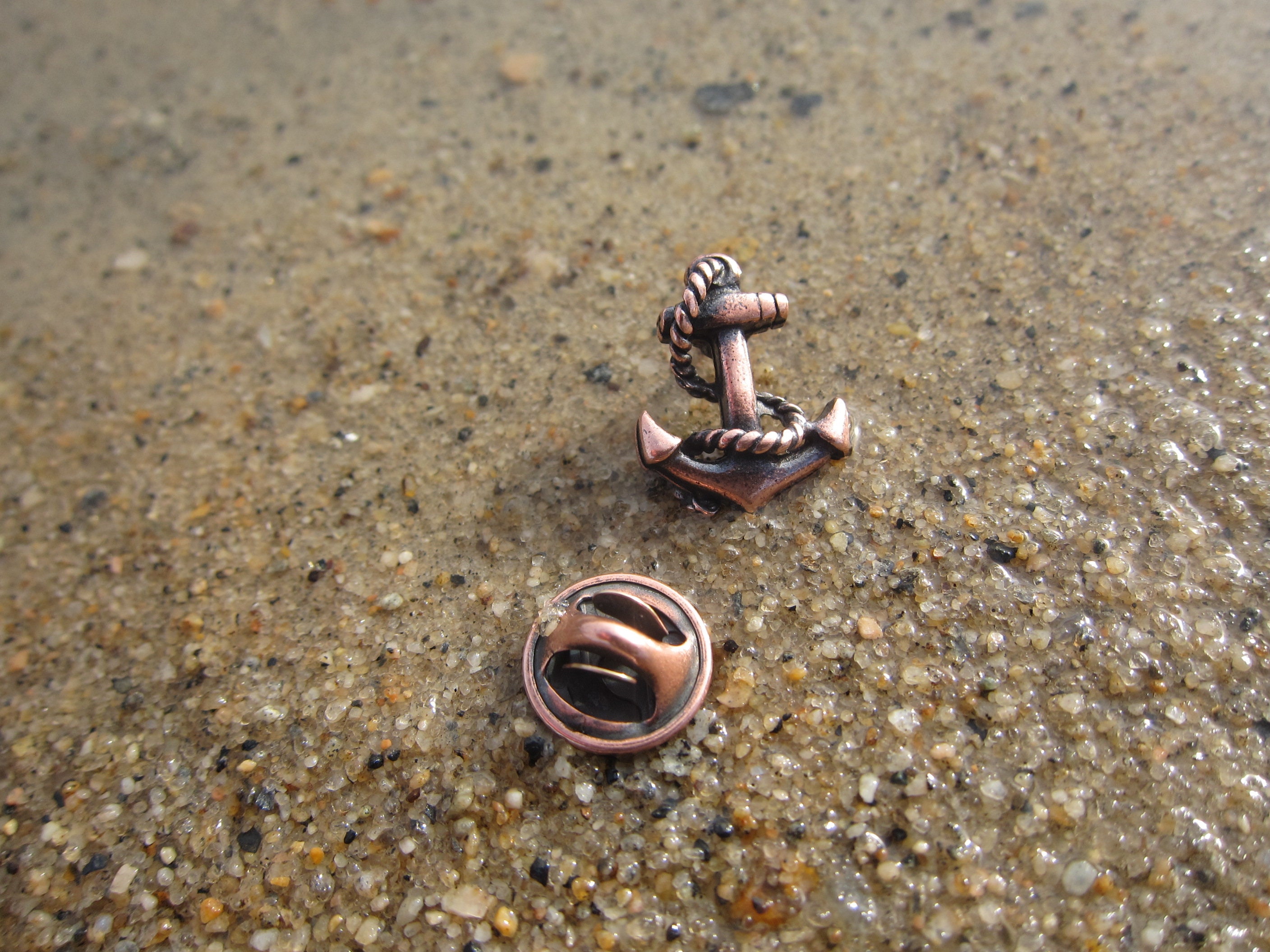 Copper Anchor Lapel Pin CC414C Anchor Sailing Yachting - Etsy