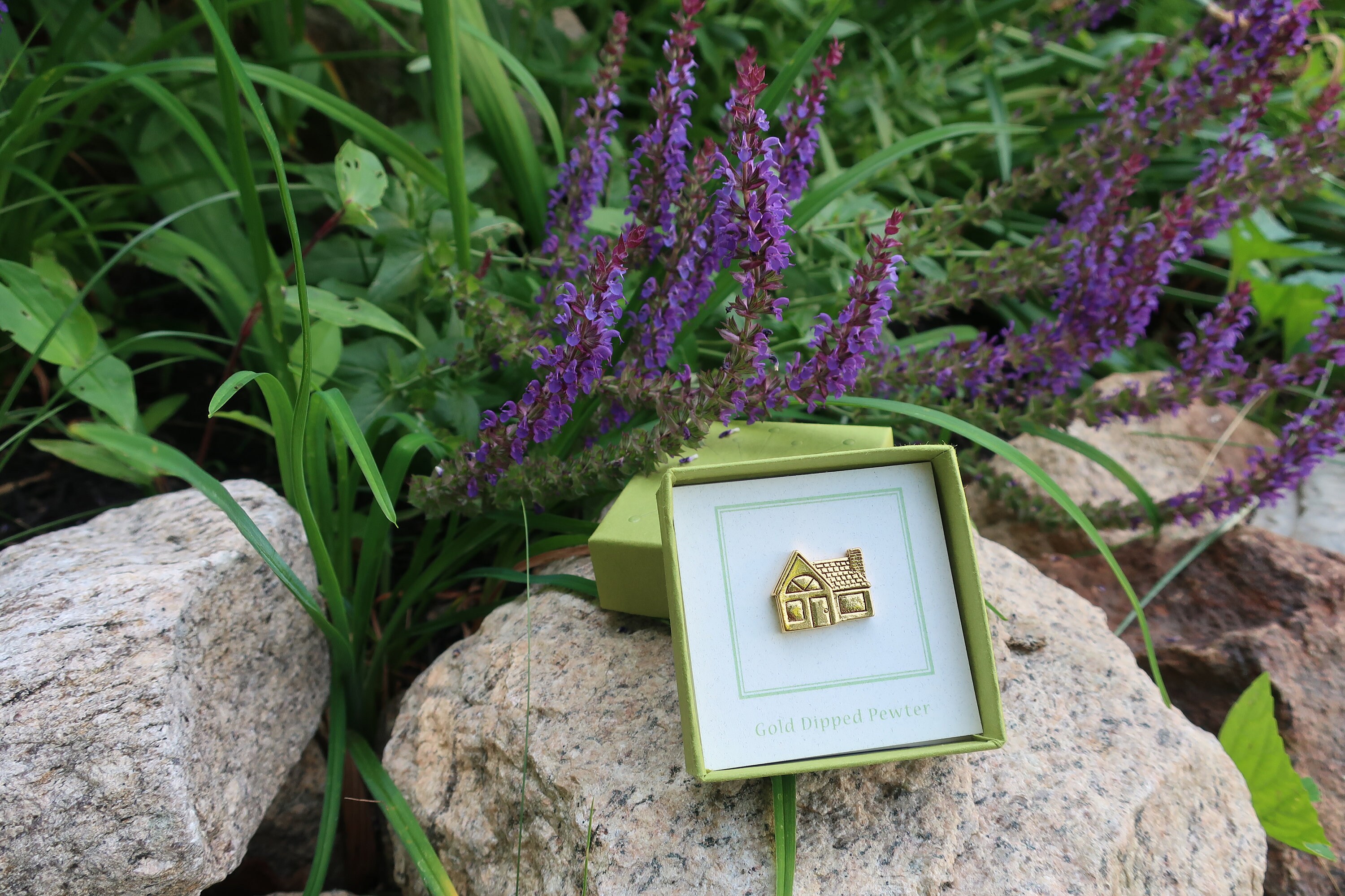 Gold House Lapel Pin CC613G House Home Realty and House - Etsy