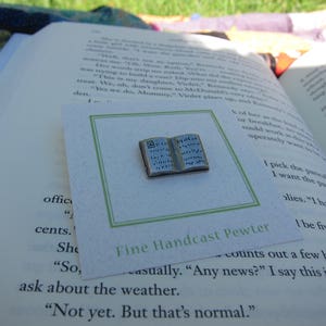 Book Lapel Pin - CC375- Reading, Literature, and Education Pins for ...