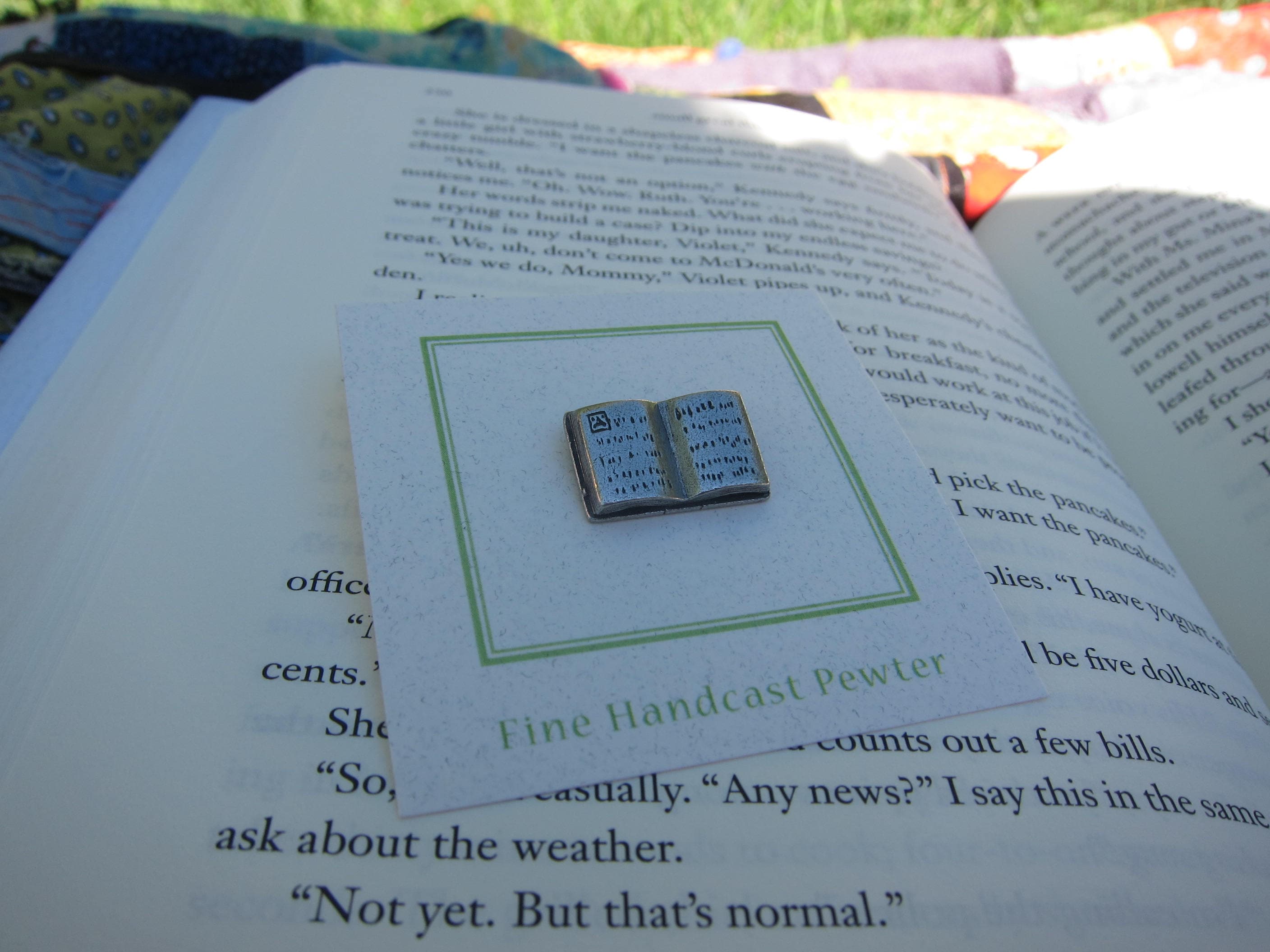 Book Lapel Pin CC375 Reading Literature and Education | Etsy