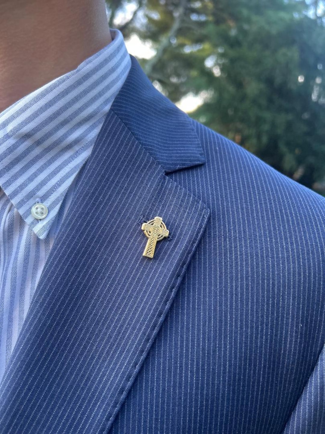 Gold Celtic Cross Lapel Pin-cc512g- Celtic, Irish, Gaelic, and Cross ...
