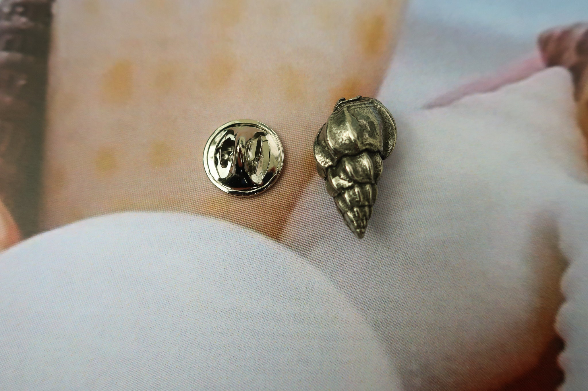 Seashell Lapel Pin CC344 Sea Ocean Beach Shells - Etsy