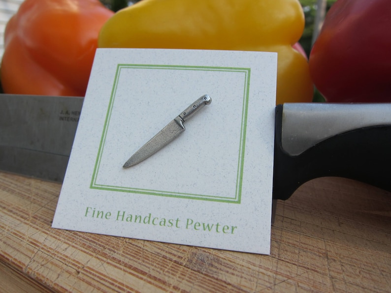 Chef's Knife Lapel Pin - CC195- Culinary and Kitchen Pins and Gifts - Etsy
