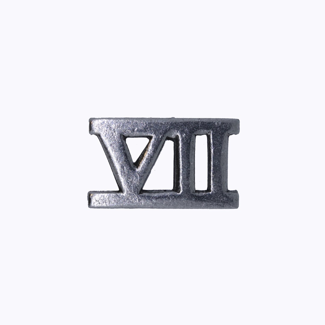 Roman Numeral 7- CC609-VII- Roman Numerals, 7, and Number Pins - Etsy